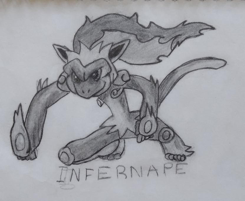 Pokemon Infernape Drawing