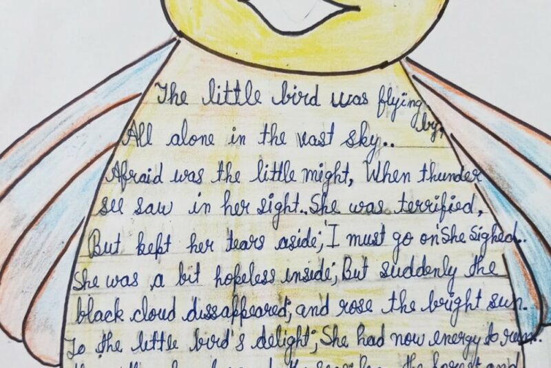 Bird Shape Poem - RobinAge