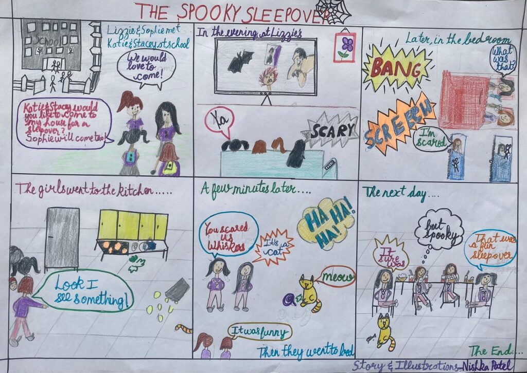 The Spooky Sleepover, Comic Strip - RobinAge