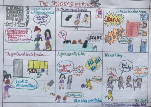The Spooky Sleepover, Comic Strip - RobinAge
