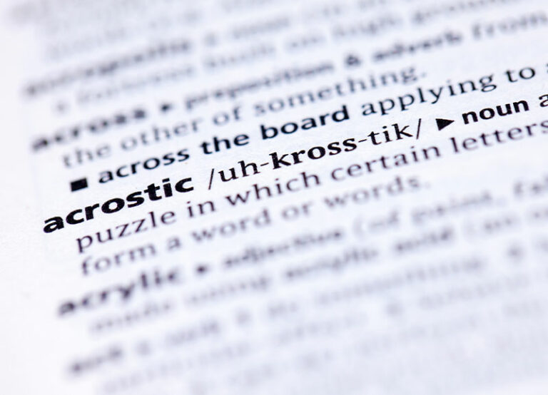 How to Write an Acrostic Poem - RobinAge