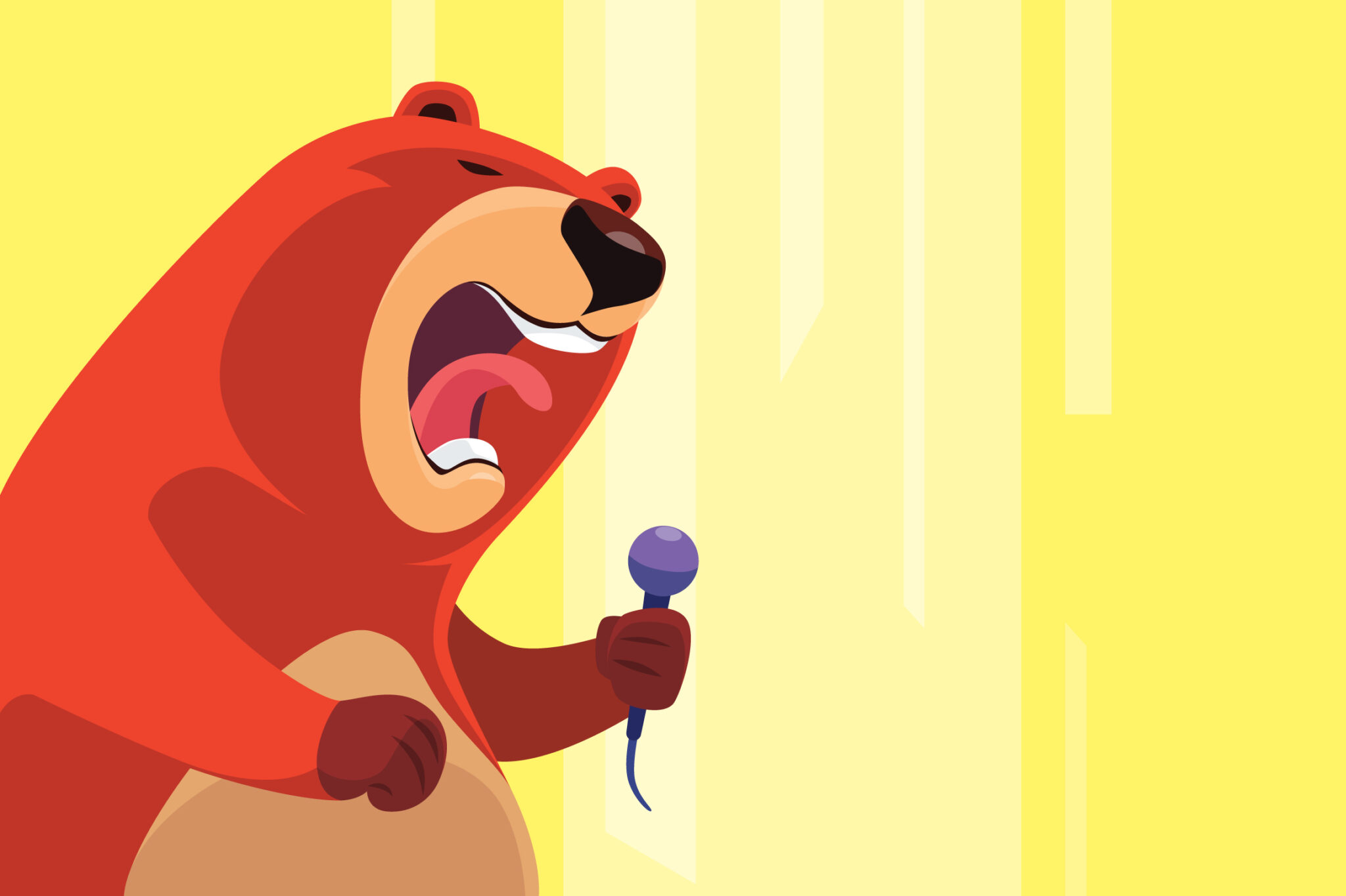 A Bear with His Guitar - RobinAge