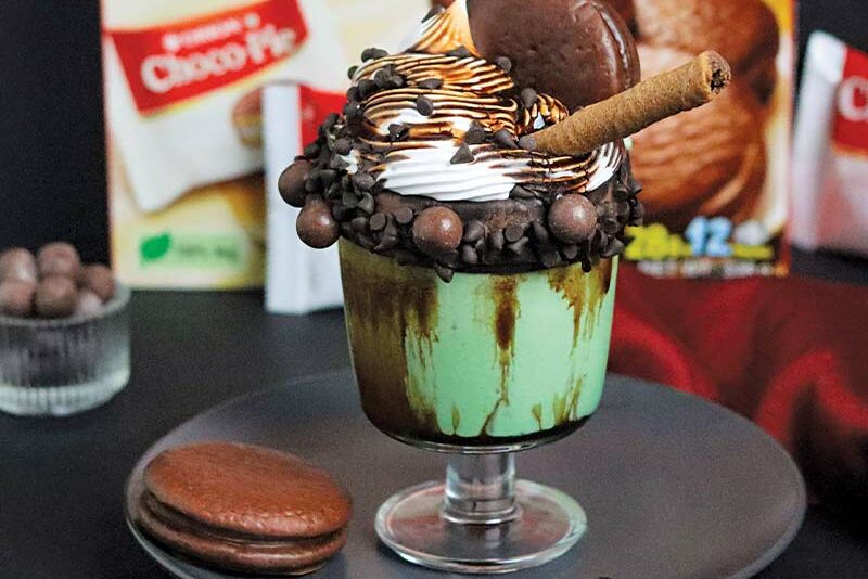 Choco-pie Mint Shake - RobinAge