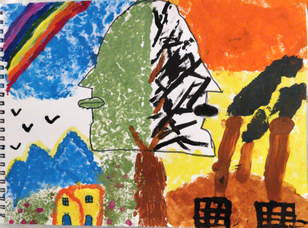 DEFORESTATION -DRAWING WITHOUT PAINTBRUSH - RobinAge