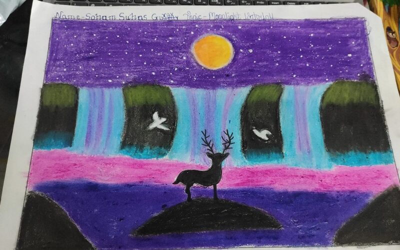 Moonlight Waterfall - RobinAge