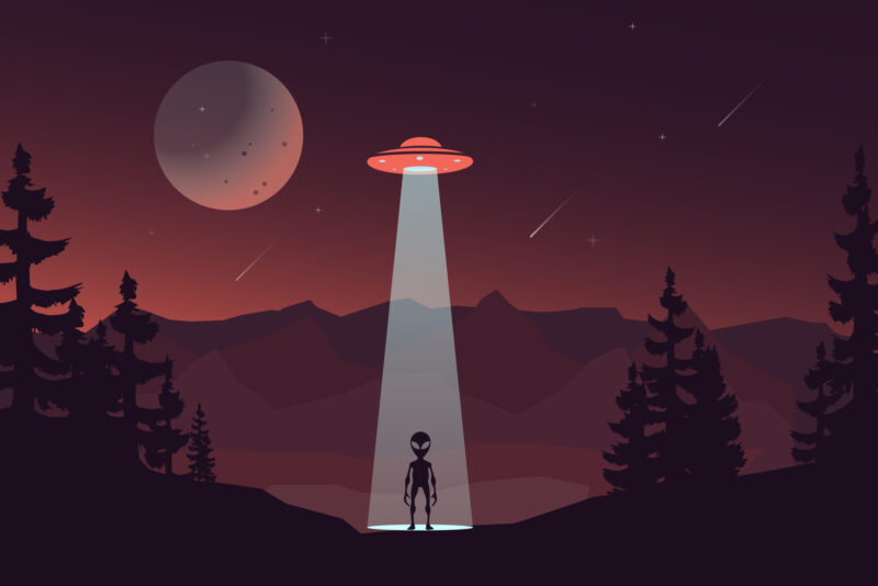 Orange Aliens on Earth - RobinAge