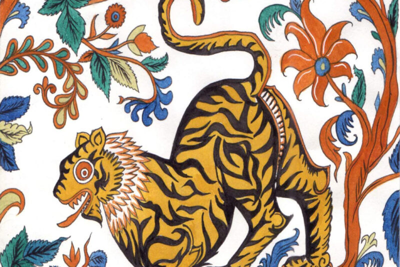 Kalamkari Tiger - RobinAge