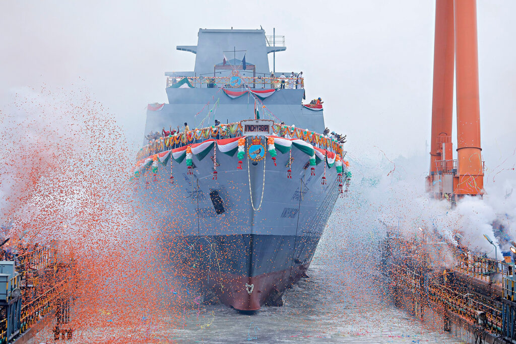 INS Vindhyagiri Launched - RobinAge