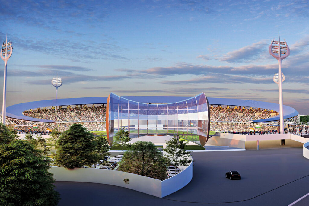 Varanasi’s Shiva-themed Cricket Stadium - RobinAge