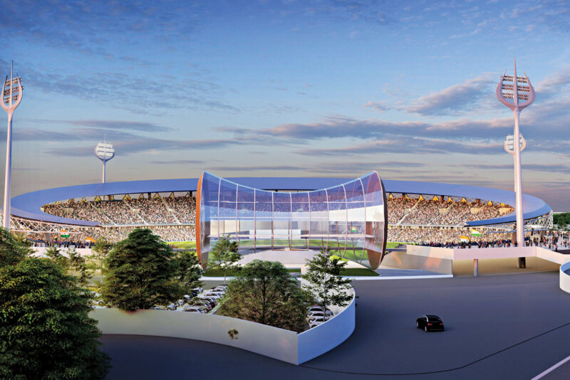 Varanasi’s Shiva-themed Cricket Stadium - RobinAge