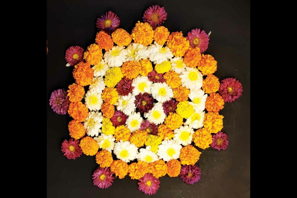 Flower Rangoli - RobinAge