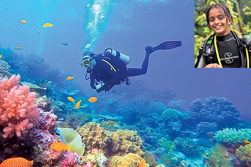 Bengaluru Girl Becomes Youngest Female Master Scuba Diver - RobinAge