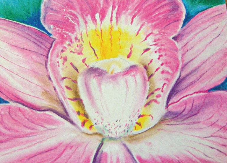 Magnified Flower in the Style of Georgia O’Keeffe - RobinAge
