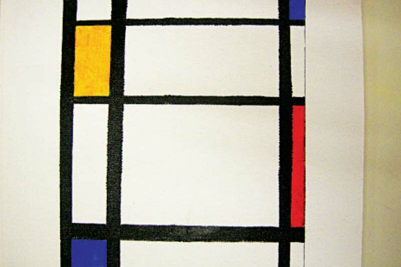 Art Inspired by Piet Mondrian - RobinAge