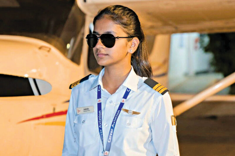 18-year-old Girl Becomes India's Youngest Commercial Pilot - RobinAge