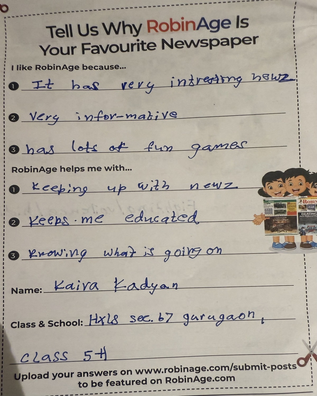 Why RobinAge Is My Favourite Kids’ Newspaper - RobinAge