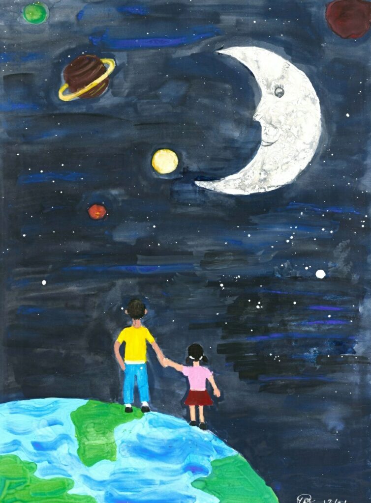 A Conversation Under the Moonlit Sky - RobinAge