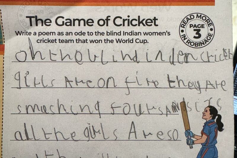 The Game of Cricket: Poem as an Ode to Blind Women's Cricket Team ...