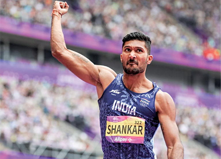 Tejaswin Shankar Strikes Gold in Heptathlon at Asian Indoor ...